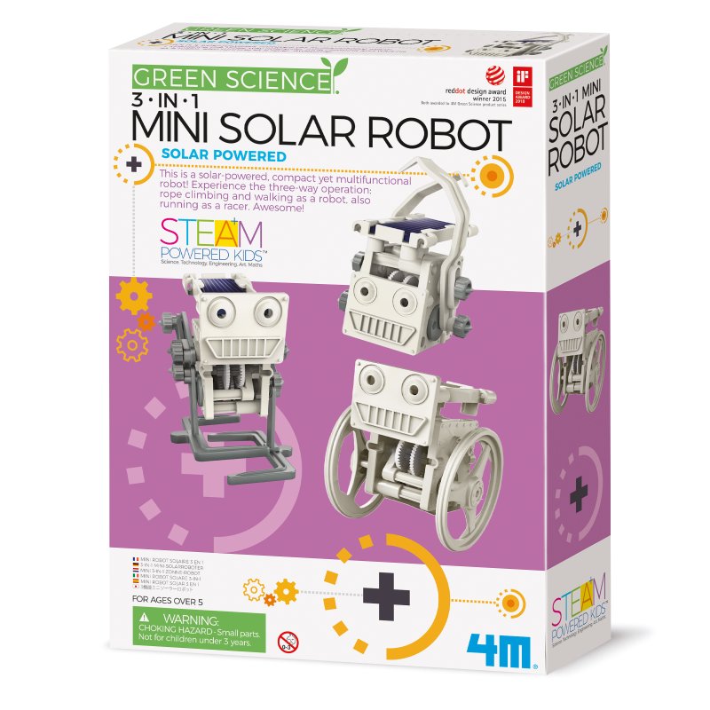 Green Science Mini Solar Robot 3 in 1 | Experimentiershop, 19,38
