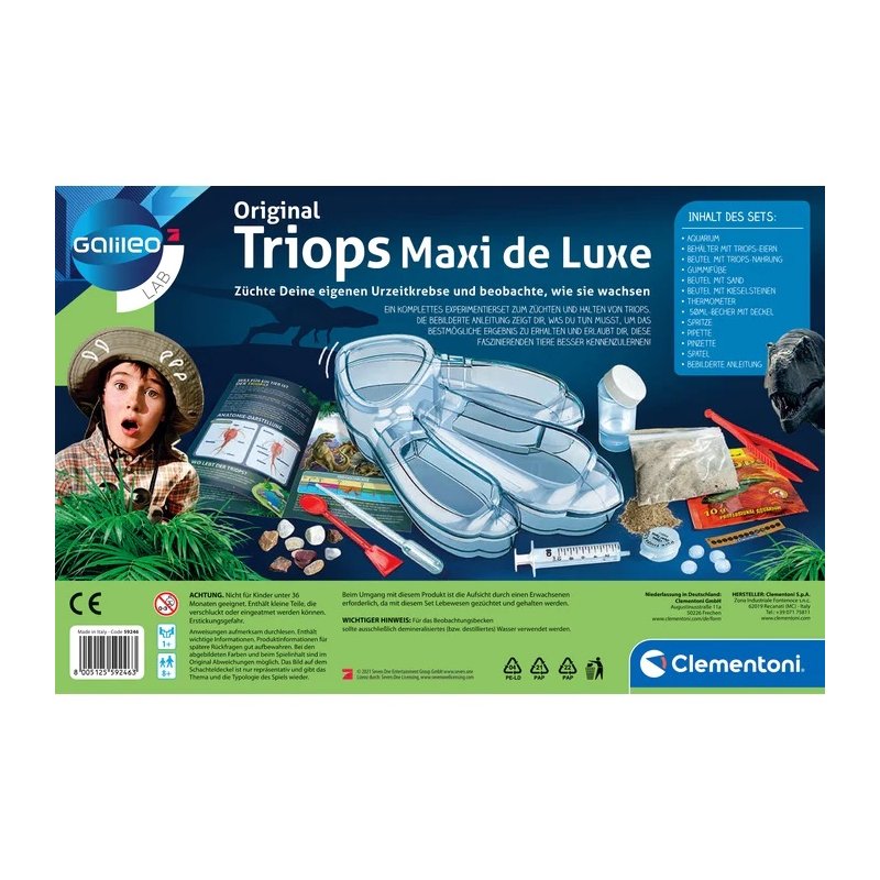 Clementoni Galileo Triops Maxi de Luxe | Experimentiershop, 21,61